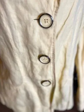 Chico's | Jackets & Coats | Chicos Yellow Linen Blend Jacket Size ...